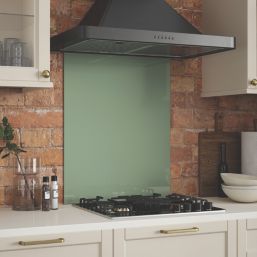 Splashback Sage Green Self-Adhesive Kitchen Splashback 600mm x 750mm x ...
