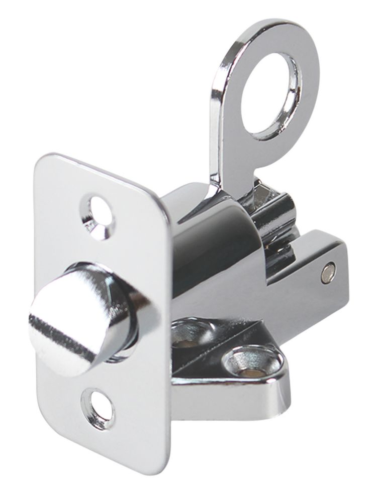 Smith & Locke Fanlight Catch Polished Chrome 51mm x 43mm - Screwfix