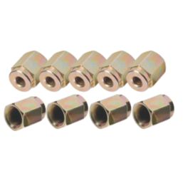 Pearl Consumables Metric Female M10 x 1mm Brake Pipe Unions 9 Pack ...
