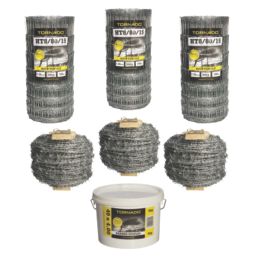Tornado HT8-80-15 High Tensile Stock Fencing Bundle - Screwfix