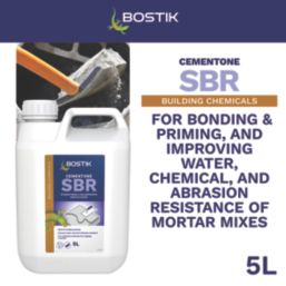 Bostik SBR Admixture White 5Ltr - Screwfix