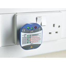 LAP 16A Socket Tester 230V AC - Screwfix