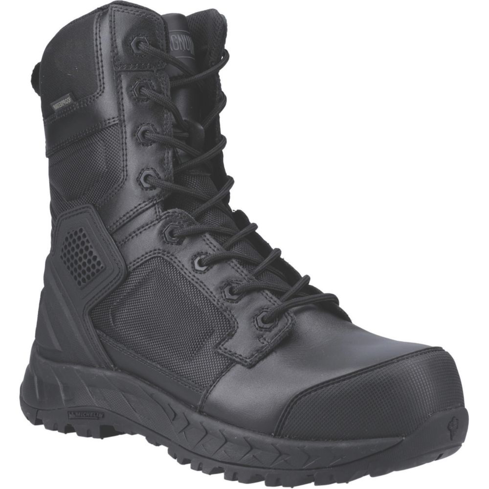 Magnum Spider Exo 8.0 Size 10.5 Black Waterproof Safety Boots - Screwfix