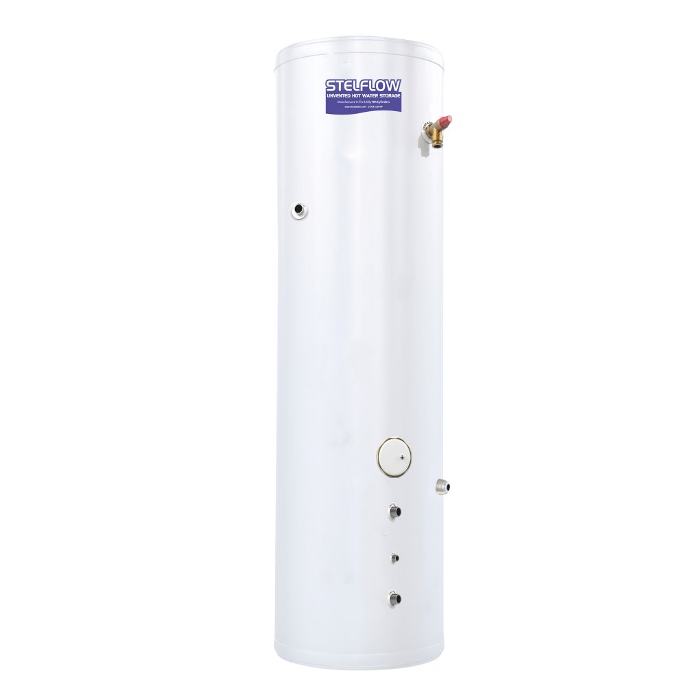 RM Cylinders Stelflow Indirect Unvented High Gain Hot Water Cylinder ...