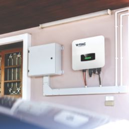 V-TAC 3.6kW Wall Mounted Single-Phase On Grid Solar Inverter - Screwfix
