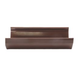 FloPlast RGS3B uPVC Square Gutter Brown 114mm x 3m - Screwfix