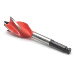 Armeg Wood Beaver Hex Shank 4-Flute Auger Wood Drill Bit 32mm x 165mm ...