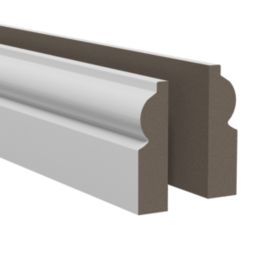 Essentials Primed MDF Torus Architrave 2100mm x 69mm x 18mm 5 Pack ...