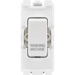 British General Nexus Grid 20A Grid DP Washing Machine Switch White ...