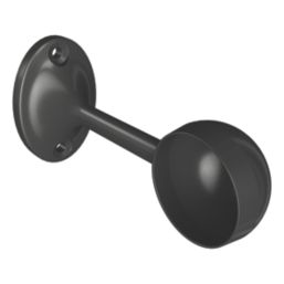 Rothley End Bracket Matt Black - Screwfix
