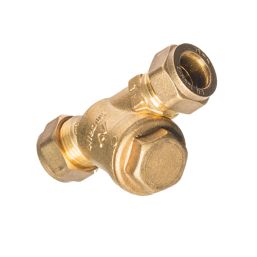 Altecnic Brass Compression Strainer 15mm - Screwfix