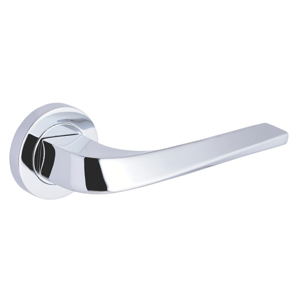 Door Handles on Rose | Door Furniture | Screwfix.com