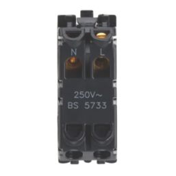 Contactum Amber Neon Power Indicator with White Inserts 230V - Screwfix