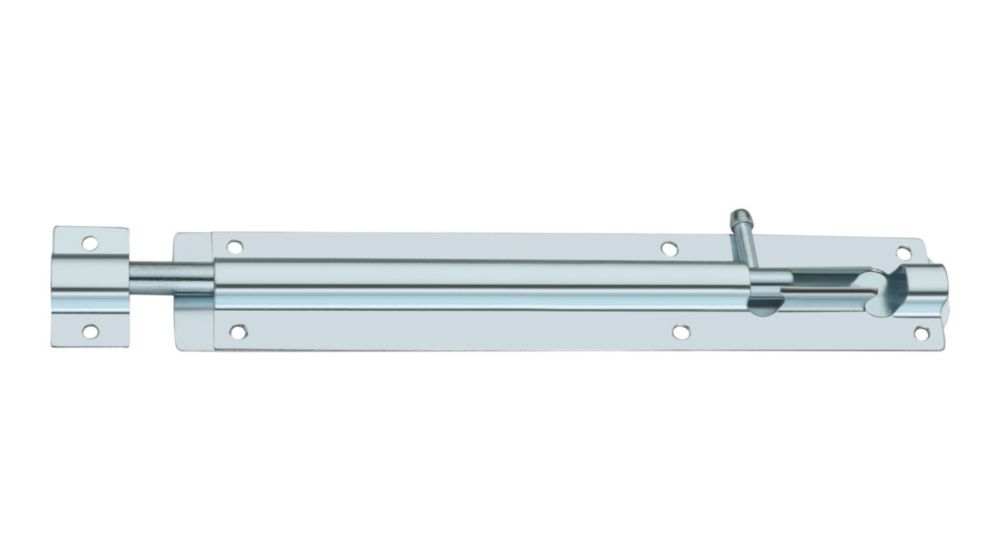 Smith & Locke Tower Gate Bolt Silver 250mm - Screwfix