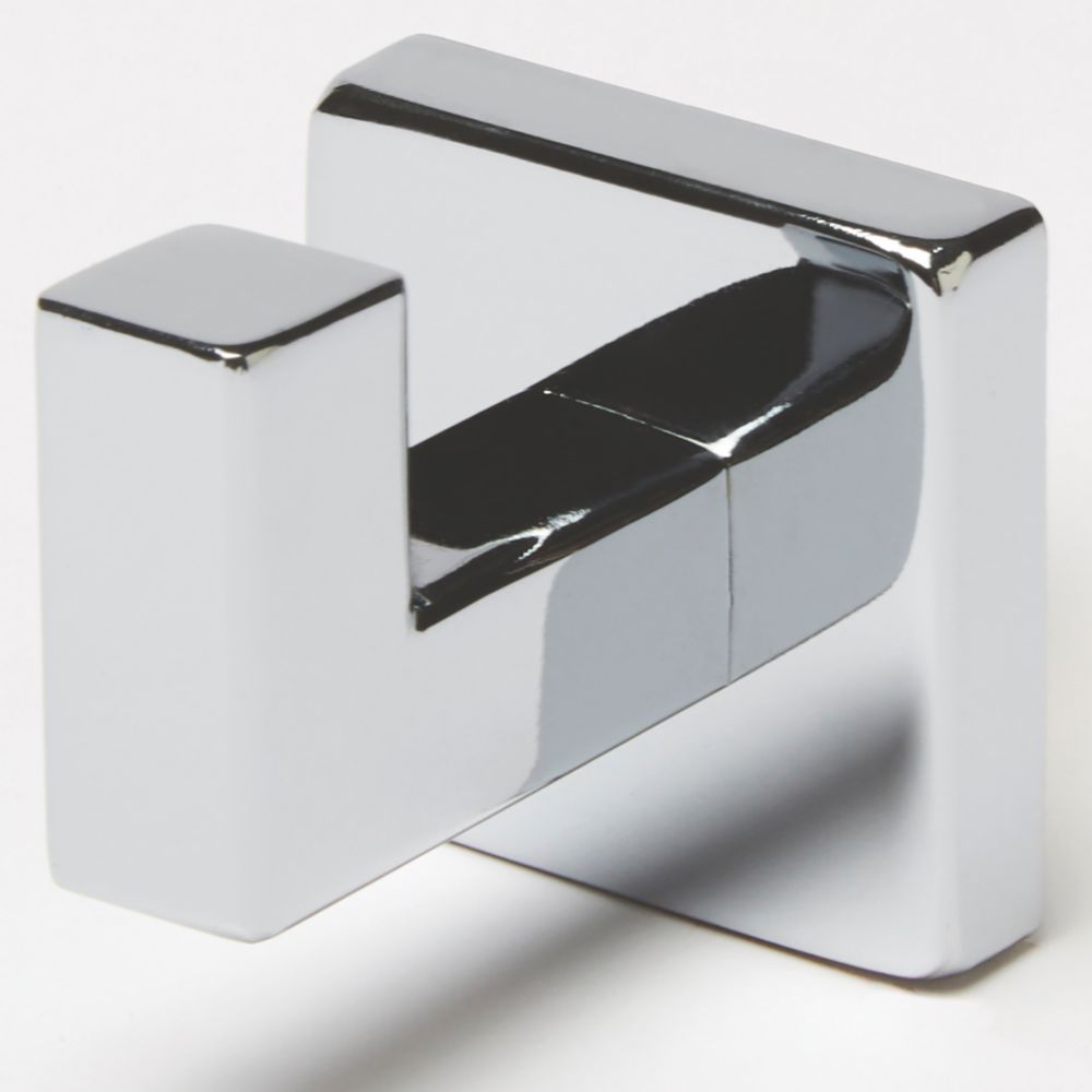 Alessano Bathroom Hook Chrome-Plated - Screwfix