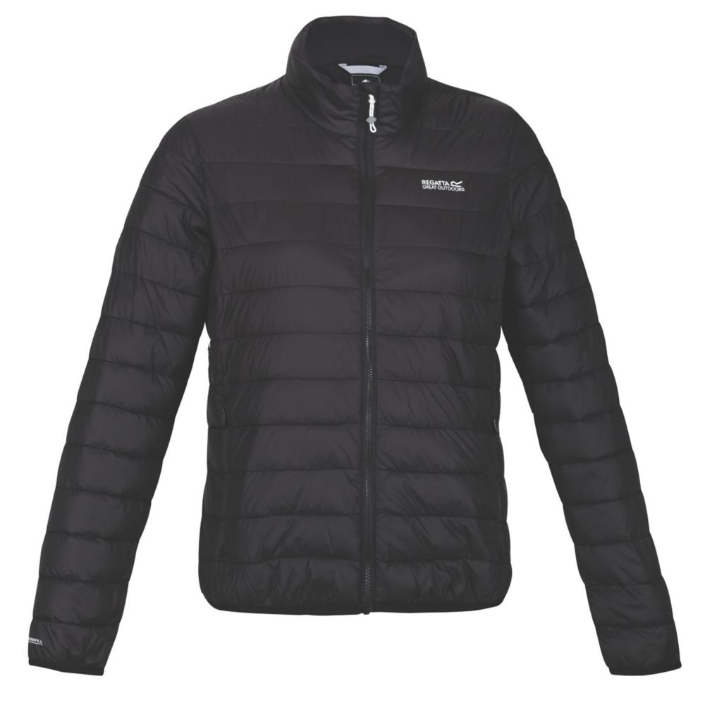 Regatta Hillpack Womens Padded Jacket Black Size 10 - Screwfix