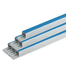 Deta TTE uPVC White Self-Adhesive Mini Trunking 16mm x 16mm x 3m 20 ...
