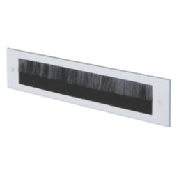 Stormguard Brush Letter Plate Draught Excluder White 338mm x 75mm ...