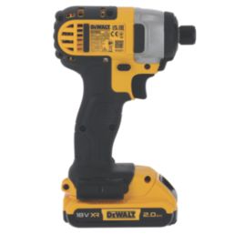 DEWALT DCZ298D2T-SFGB 18V 2 x 2.0Ah Li-Ion XR Cordless Combi Drill & Impact Driver Twin Pack ...