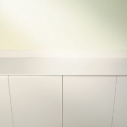 Metis White Upstand 3050mm x 100mm x 15mm - Screwfix