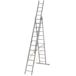 Werner Aluminium 7.9m Combination Ladder - Screwfix