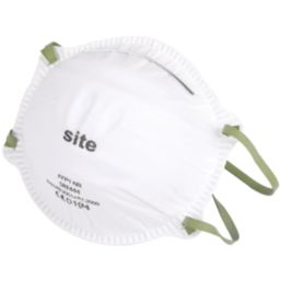 Site Moulded Unvalved Mask P1 10 Pack - Screwfix