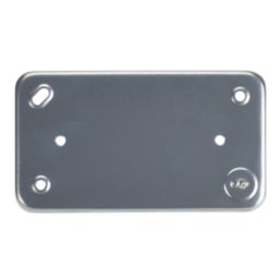 Contactum 3/4-Module Grid Metal-Clad Back Box 37mm - Screwfix