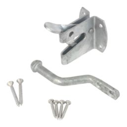 GateMate Large Gate Catch Silver 120mm - Screwfix