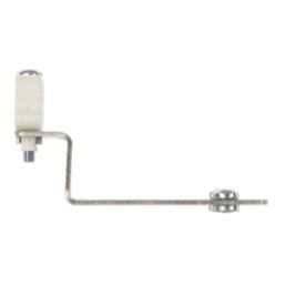 Lewden White Round Twin Mains Tail Clamps 25mm² 2 Pack - Screwfix