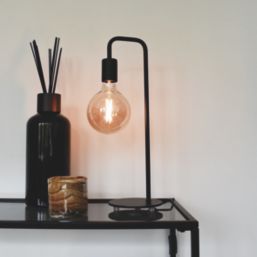 Calex Table Lamp Black - Screwfix