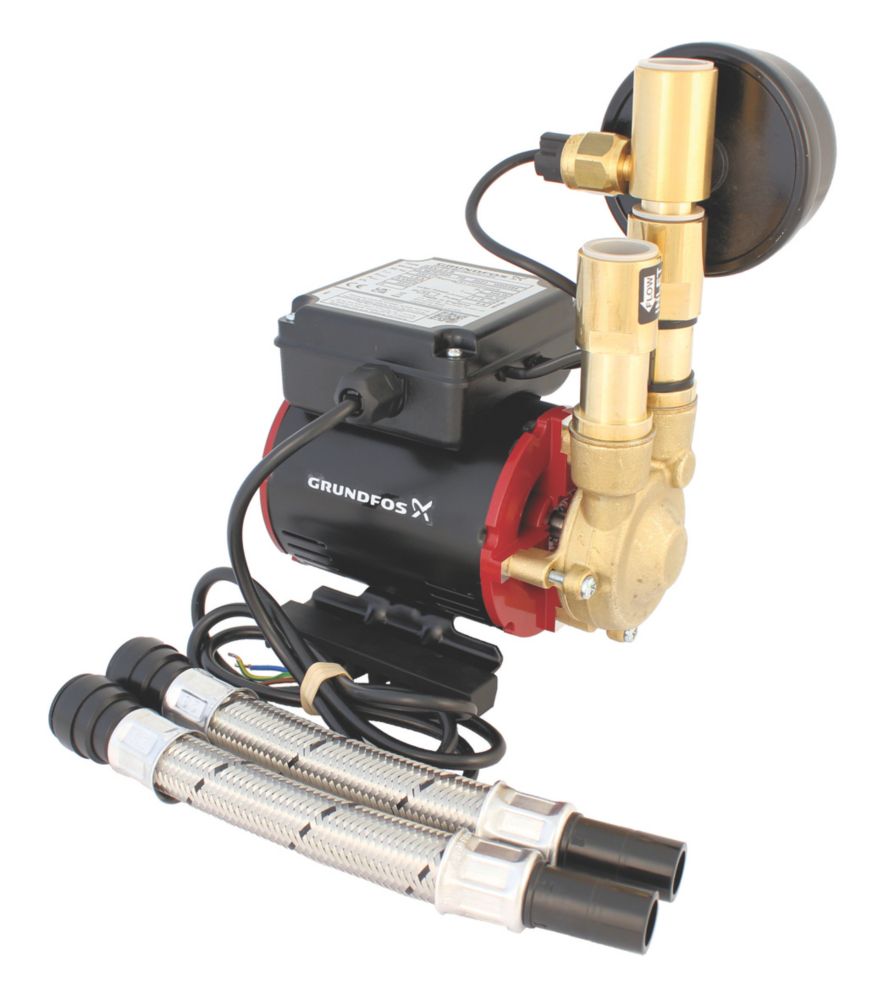 Grundfos SSN-2.0 B Regenerative Single Universal Shower Pump 2.0bar ...