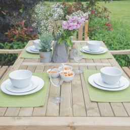 Forest Rosedene Garden Table 1600mm x 900mm x 760mm - Screwfix