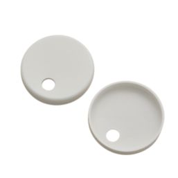 Highlife Bathrooms WC Seat Hinge Cover Caps 2 Pack - Screwfix