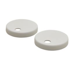 Highlife Bathrooms WC Seat Hinge Cover Caps 2 Pack - Screwfix