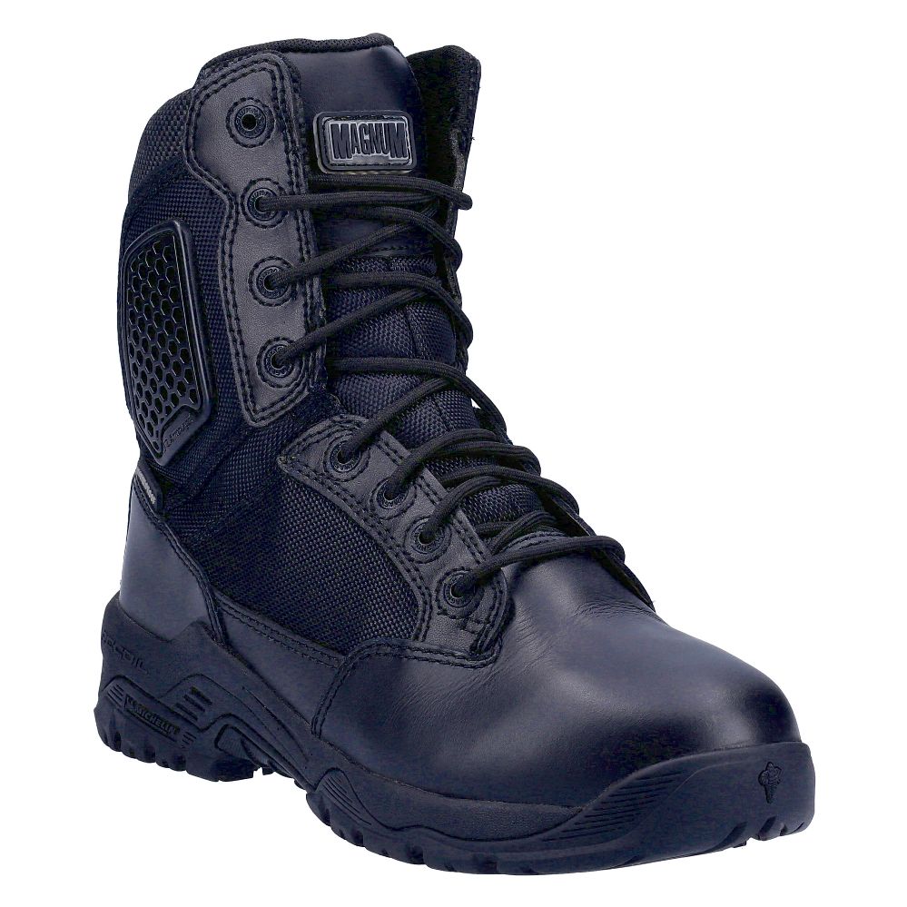 Magnum Strike Force 8.0 Size 11 Black Waterproof Non Safety Work Boots ...