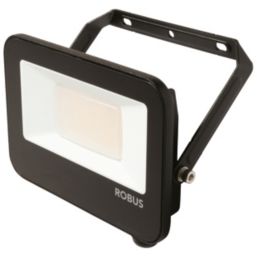 Robus Selest Indoor & Outdoor LED CCT Selectable Floodlight Black 30W ...