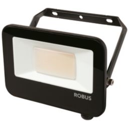 Robus Selest Indoor & Outdoor LED CCT Selectable Floodlight Black 30W ...
