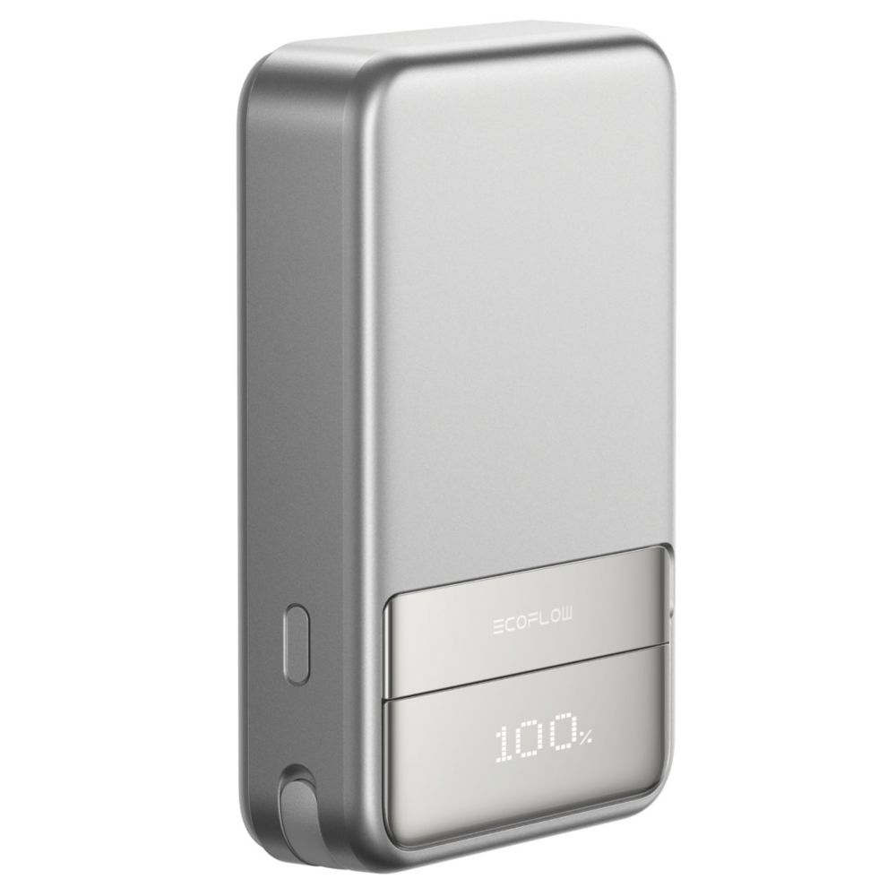Ecoflow Rapid 10000mAh Smart Power Bank Silver - Screwfix