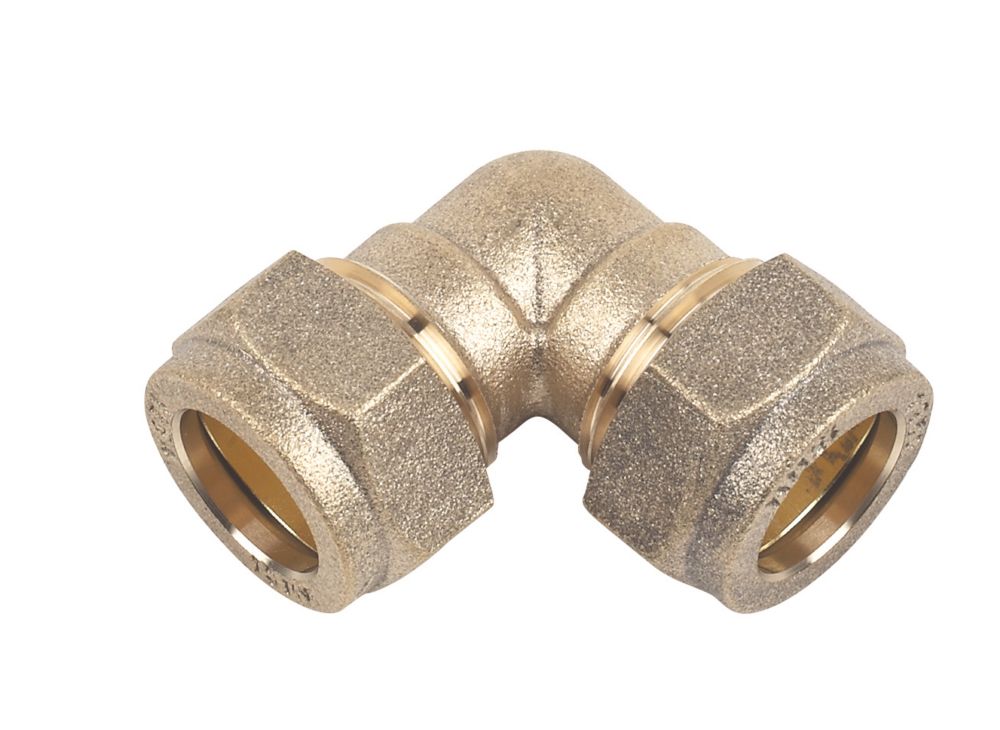 Compression Equal Elbows Pipe Fittings | Plumbing | Screwfix.com