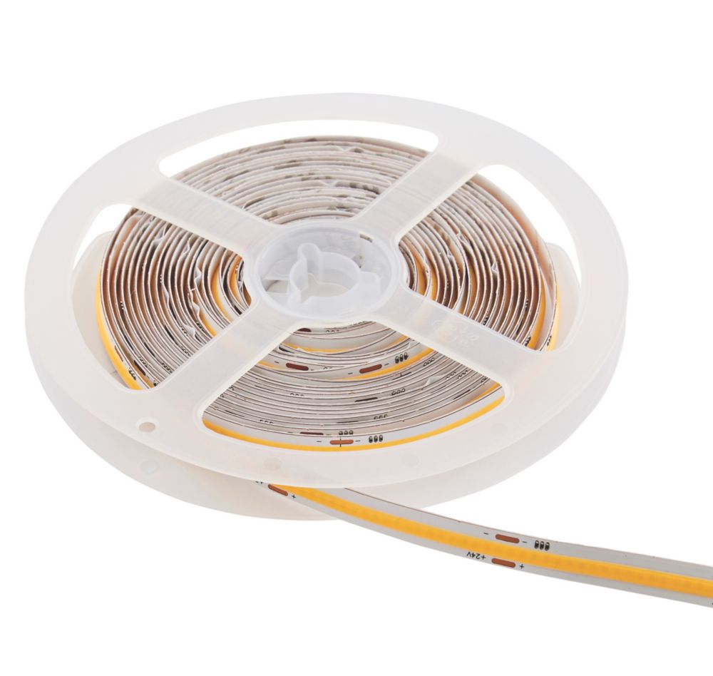 Electralite 5m LED COB Lighting Strip 12WW 896lm/m - Screwfix