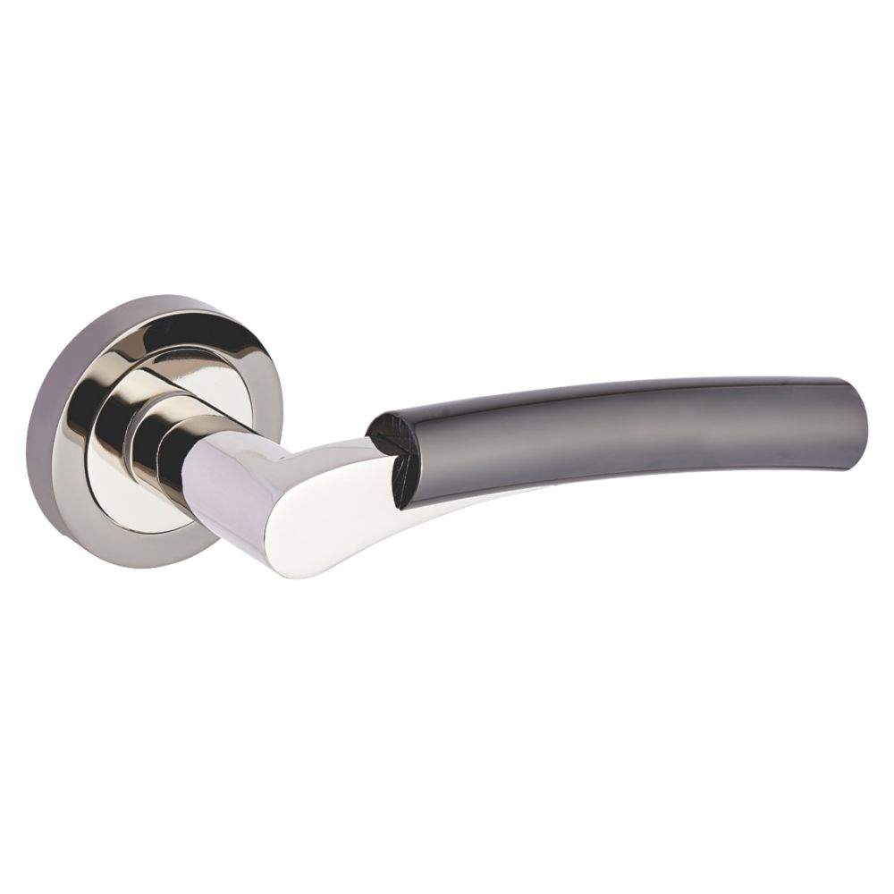 Door Handles on Rose | Door Furniture | Screwfix.com