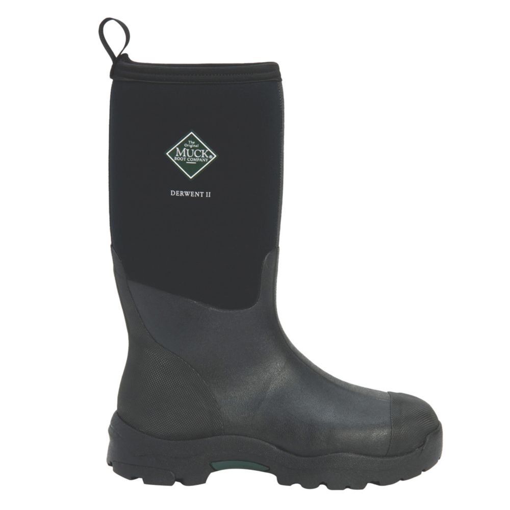 Muck Boots Derwent II Size 10 Bark/Blk Non Safety Wellies - Screwfix