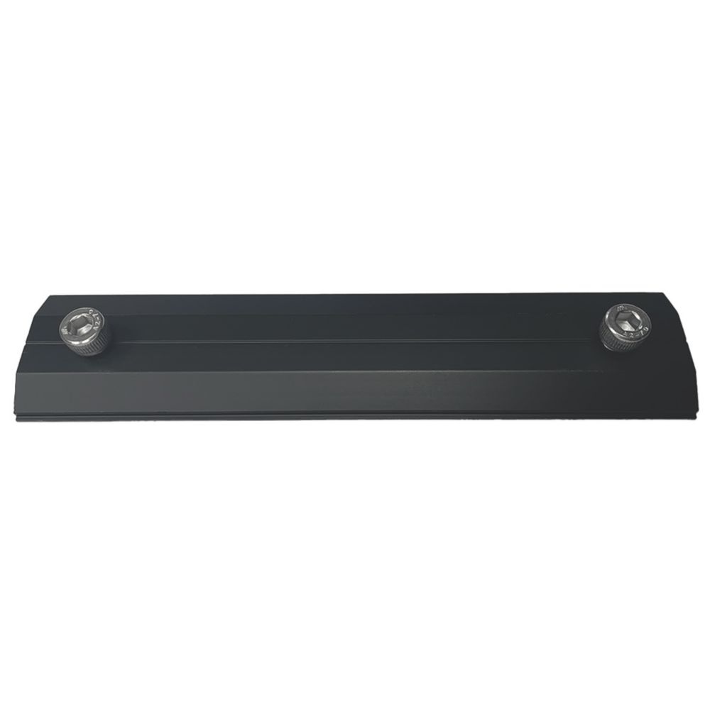 Fastensol Rail Jointers 200mm Black 4 Pack - Screwfix