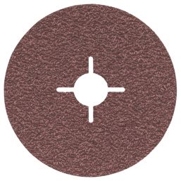 Bosch R444 24 Grit Metal Fibre Discs 4 1/2" x 22.23mm - Screwfix