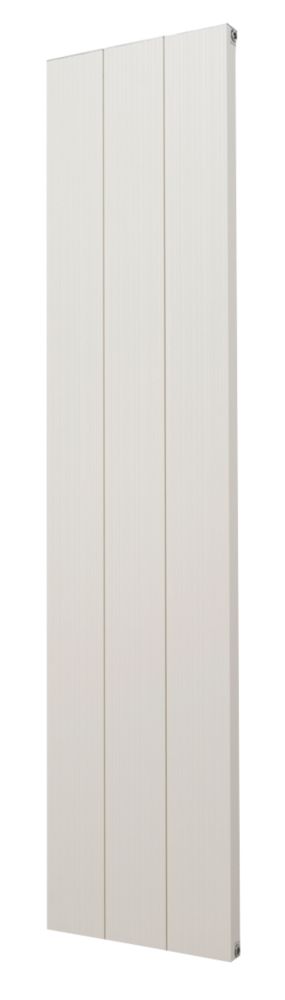 Ignite 1800mm x 418mm 3289BTU White Vertical Designer Radiator - Screwfix