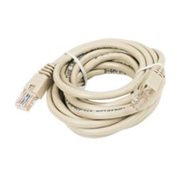 Essentials Beige Unshielded RJ45 Cat 5e Ethernet Cables 3m 10 Pack ...
