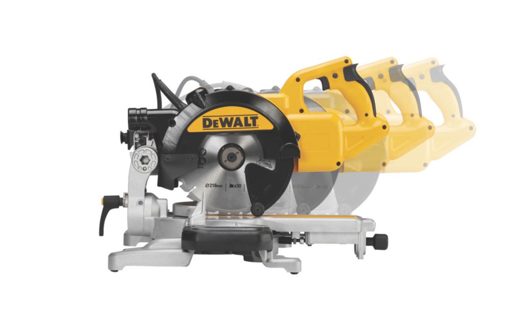 DeWalt DWS773 LX 216mm Electric Single Bevel Sliding Compound Mitre Saw 110V