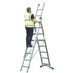 TB Davies Aluminium 5.4m Combination Ladder - Screwfix