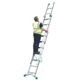 TB Davies Aluminium 5.4m Combination Ladder - Screwfix