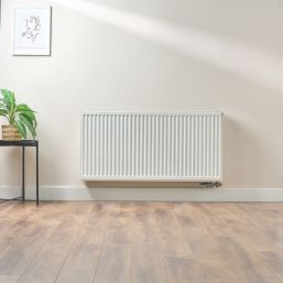 Time 600mm x 1200mm 10592BTU White Type 33 Convector Radiator - Screwfix